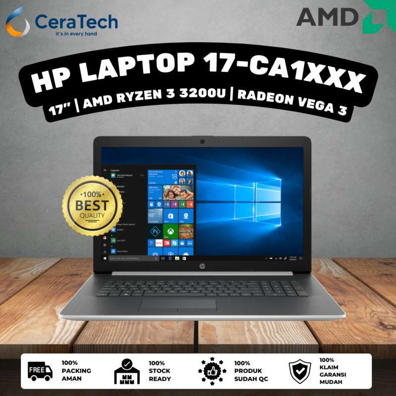 Jual HP LAPTOP 17 / AMD RYZEN 3 3200U RAM 8GB RADEON VEGA 8 SSD 512GB ...
