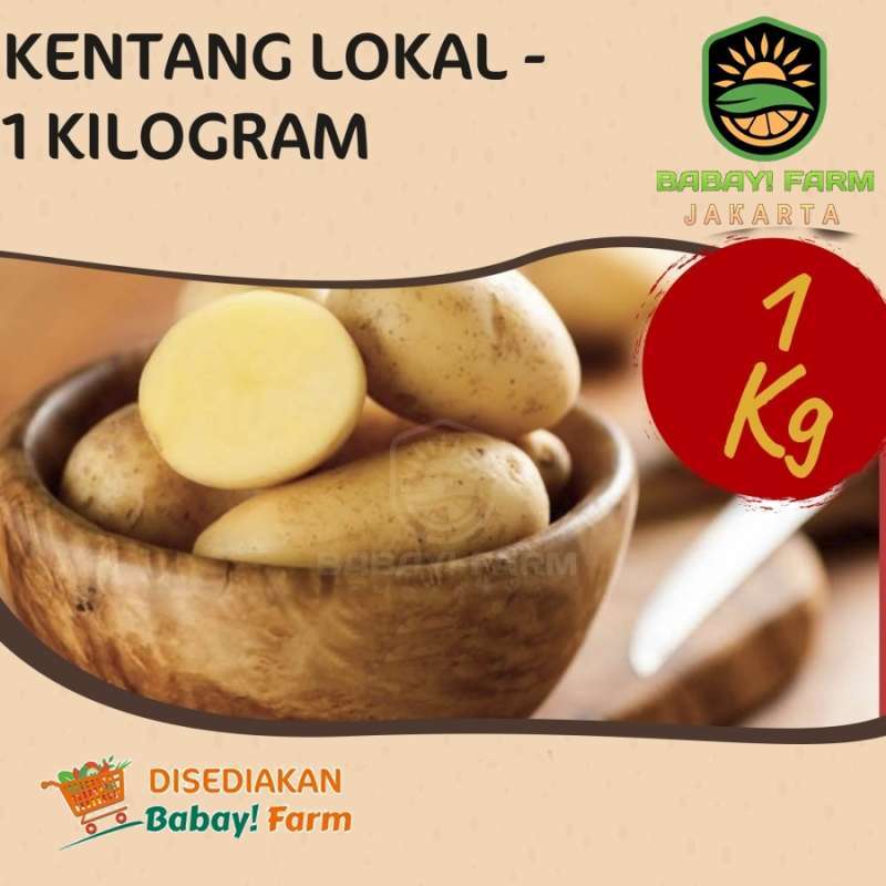 Jual Kentang Lokal Segar 500 Gr / 1 Kg - 1 Kg Di Seller Babay! Farm ...