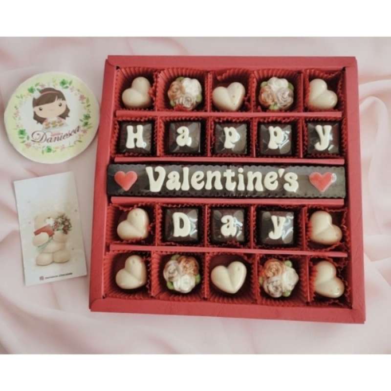 Jual Chocolate Gift S25b - Coklat Ucapan Happy Valentine's Day (ds Bgr ...