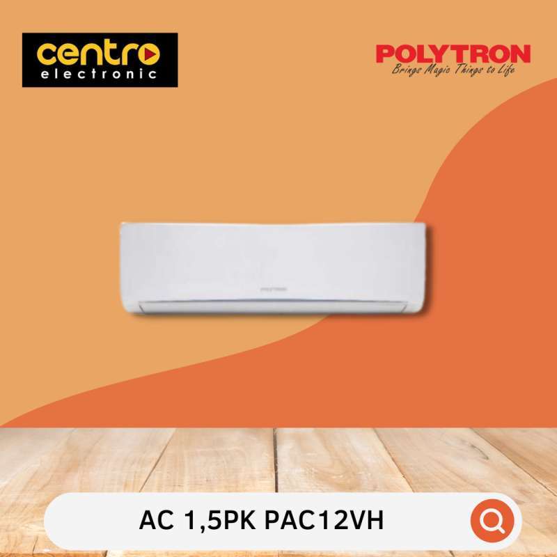 Jual POLYTRON AC SPLIT STANDARD 1,5 PK 1 1/2 PK PAC12VH PAC 12VH di ...