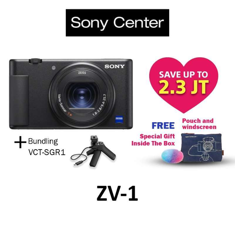 Jual SONY CENTER CAMERA - SONY ZV-1 / Sony Original ZV1 / Kamera ...