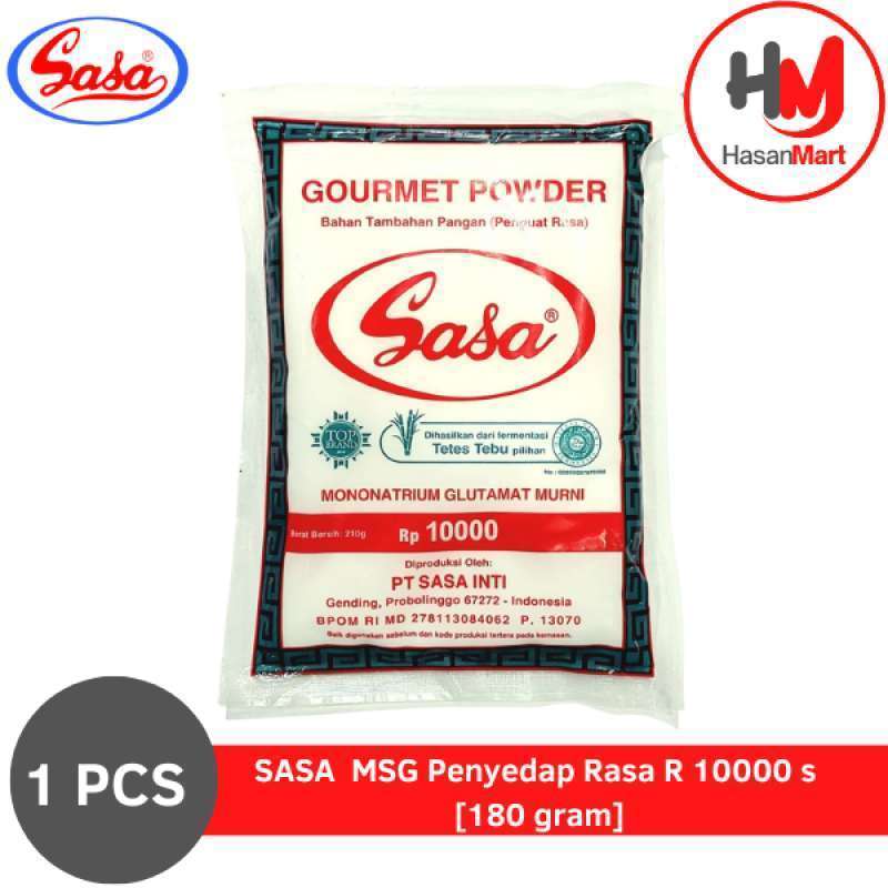 Promo Sasa Msg Penyedap Rasa R 10000 S [180 Gram / 1 Pcs] Diskon 10% Di ...