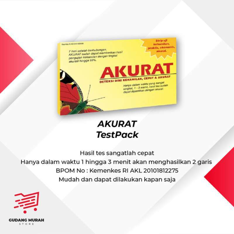 Promo Akurat Strip Test Pack - Tes Kehamilan ( 1 Box x 25 pc ) Diskon ...