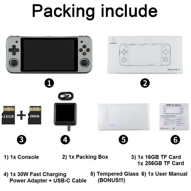 Jual Anbernic Rg552 256gb - Dual Mode Emulator Retro Game Handheld ...