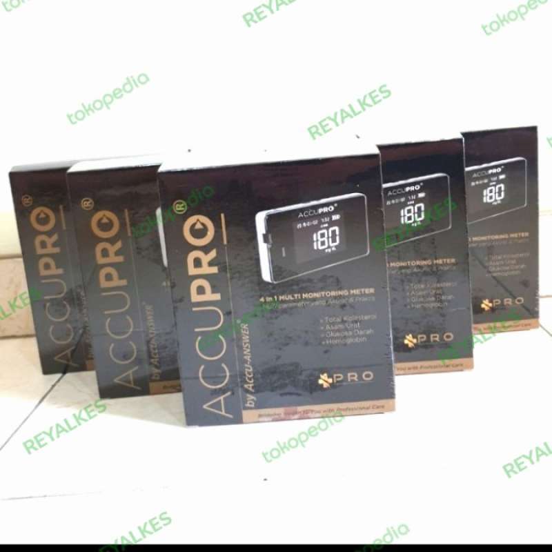 Promo ALAT ACCUPRO 4 IN 1/ ACCU PRO 4 IN 1/ ALAT CEK DARAH 4 FUNGSI ...