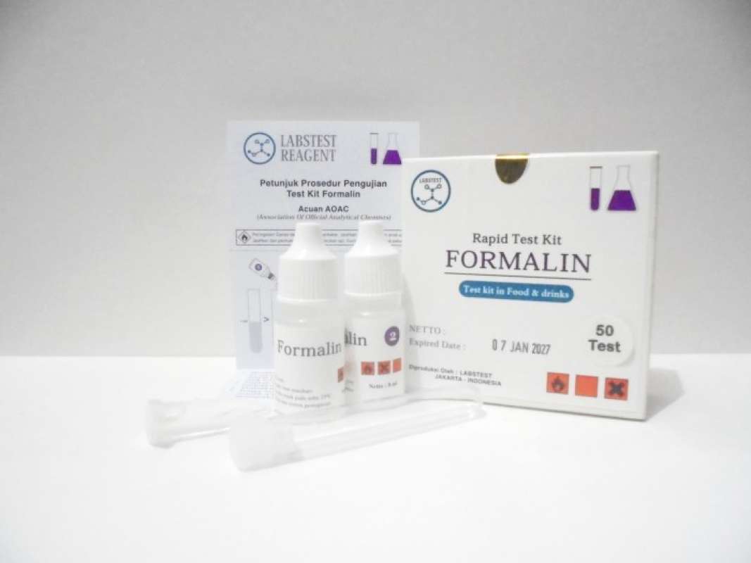 Jual Test Kit Formaldehyde, Alat Uji Cepat Pengawet Makanan ...