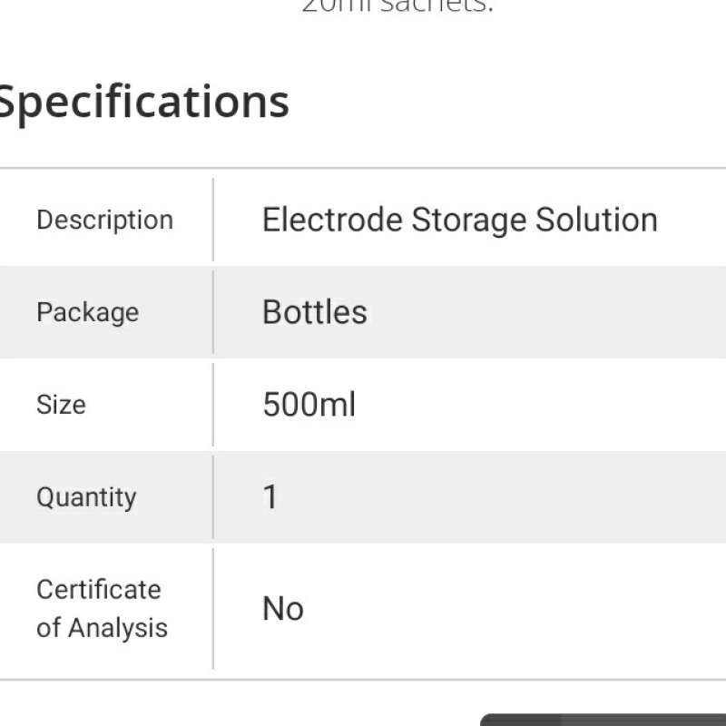 Jual Hanna Instruments Hi-70300l Ph Electrode Storage Solution, 500 Ml ...