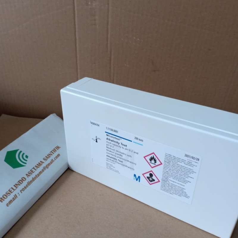 Jual Merck 111109 Alkalinity Test Kit Mquant 200 Test Di Seller Nur Nur ...