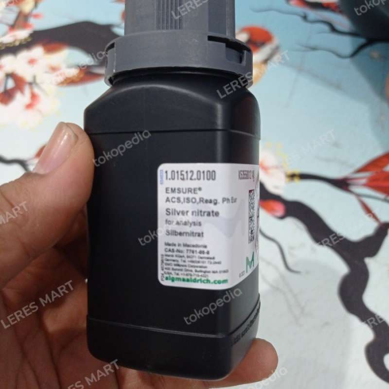 Jual Silver Nitrate Merck 100g / Agno3 For Analysis Di Seller Nur Nur ...