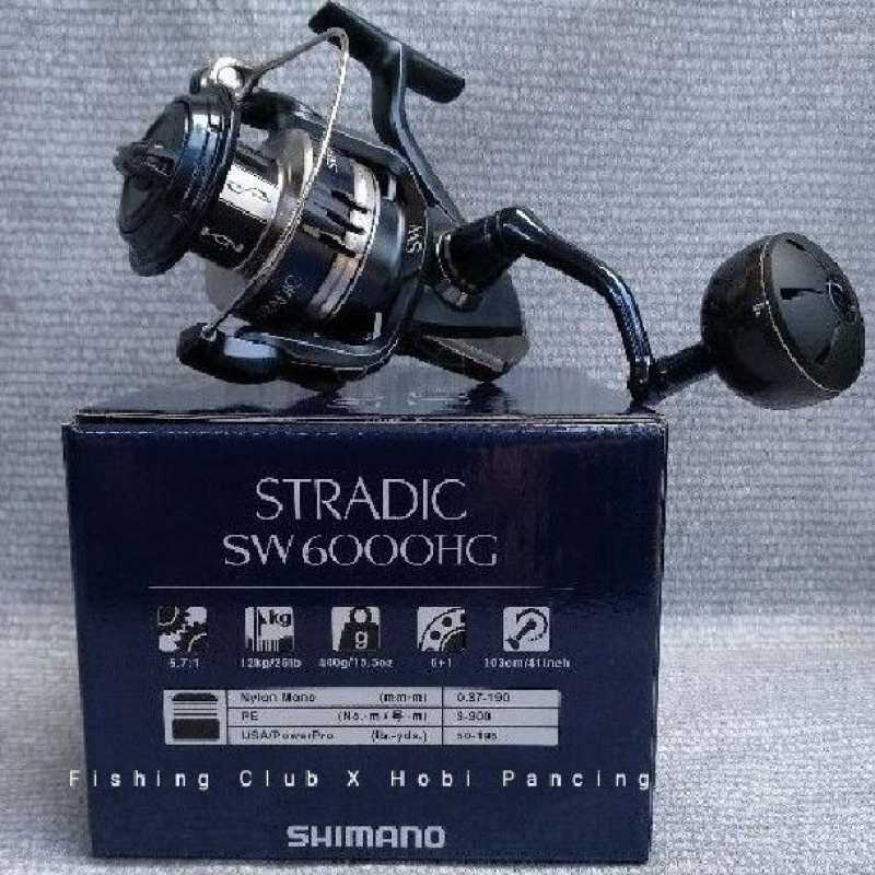 Jual Reel Shimano Stradic Sw 6000 Hg (stradic Sw 2020) Di Seller ...