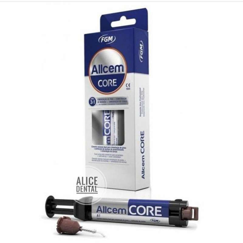 Jual Allcem Core Lem Adhesive Luting Pasak Dental Fiberpost Fiber Post ...