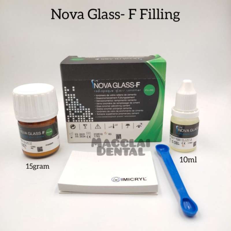 Promo GLASS IONOMER FILLING CEMENT GIC SERUPA FUJI TYPE 9 / NOVA GLAS-F ...