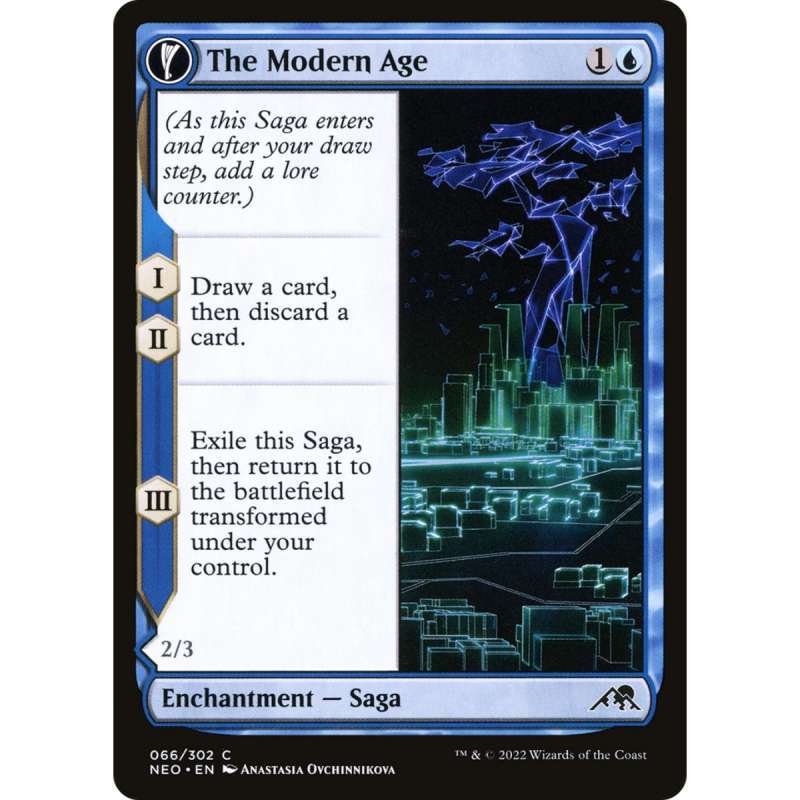 Jual Kartu Mtg - The Modern Age // Vector Glider (foil) - Neo - Common ...