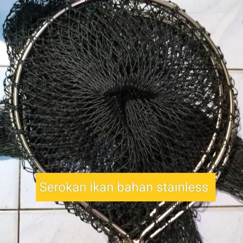 Promo SEROKAN IKAN STAINLESS/SEROKAN BESAR/SEROKAN SAMPAH/SESERAN IKAN ...