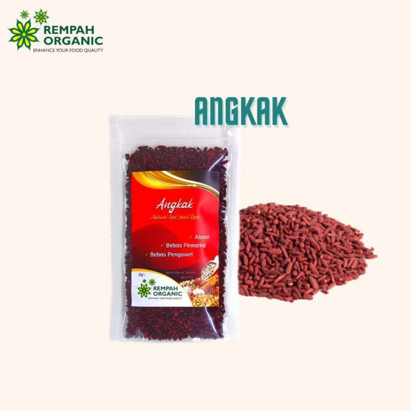 Jual Rempah Organic - Natural Red Yeast Rice / Angkak 50 Gram di Seller ...