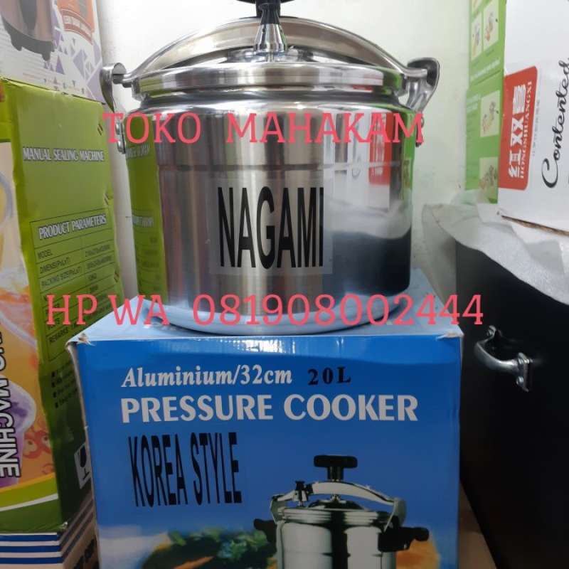 Promo Panci Presto Nagami 20 Lt, Pressure Cooker 20 Lt Diskon 23% di Seller Uranus Store ...