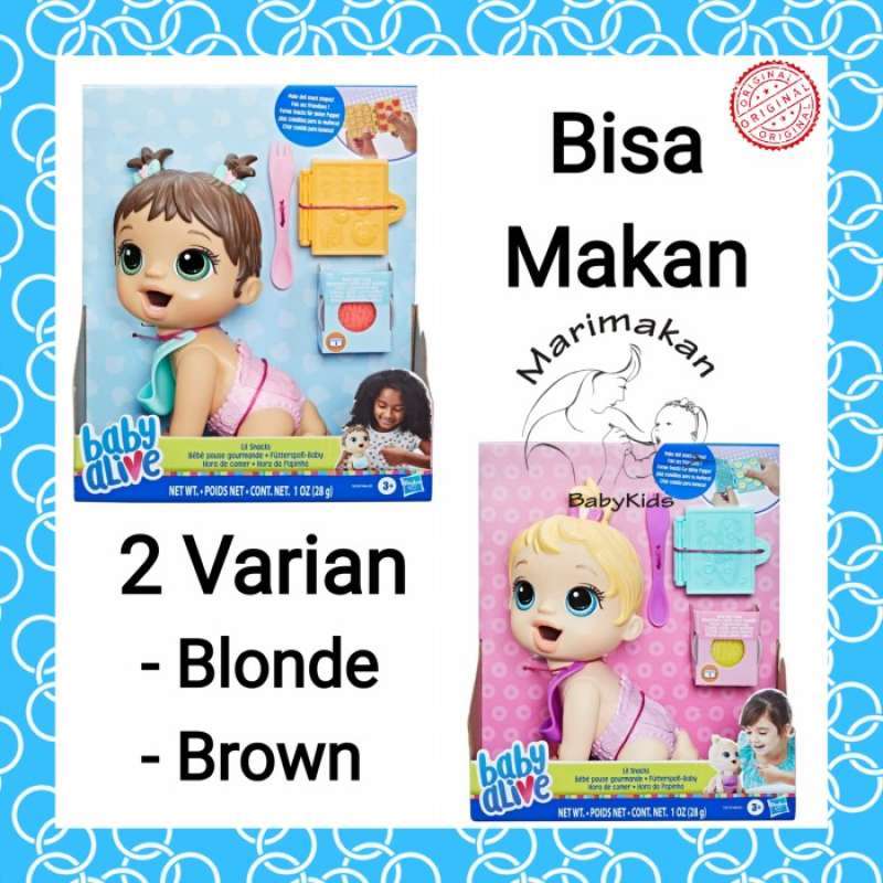 Jual Boneka Baby Alive Bisa Makan Lil Snacks Original Mainan Anak Di ...