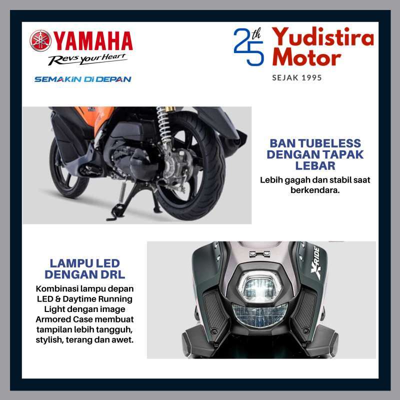 Jual Yamaha All New X-ride 125 Sepeda Motor [vin 2022 - Otr Jateng ...
