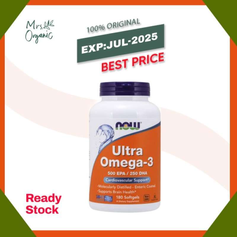 Jual Now Ultra Omega-3 500 Epa / 250 Dha 180 Sgels - Fish Oil Minyak Ikan Di Seller Nur Nur Toko ...