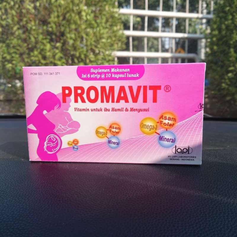 Jual Promavit Vitamin Ibu Hamil Dan Menyusui Perbox ( 6 Strip @ 10 ...