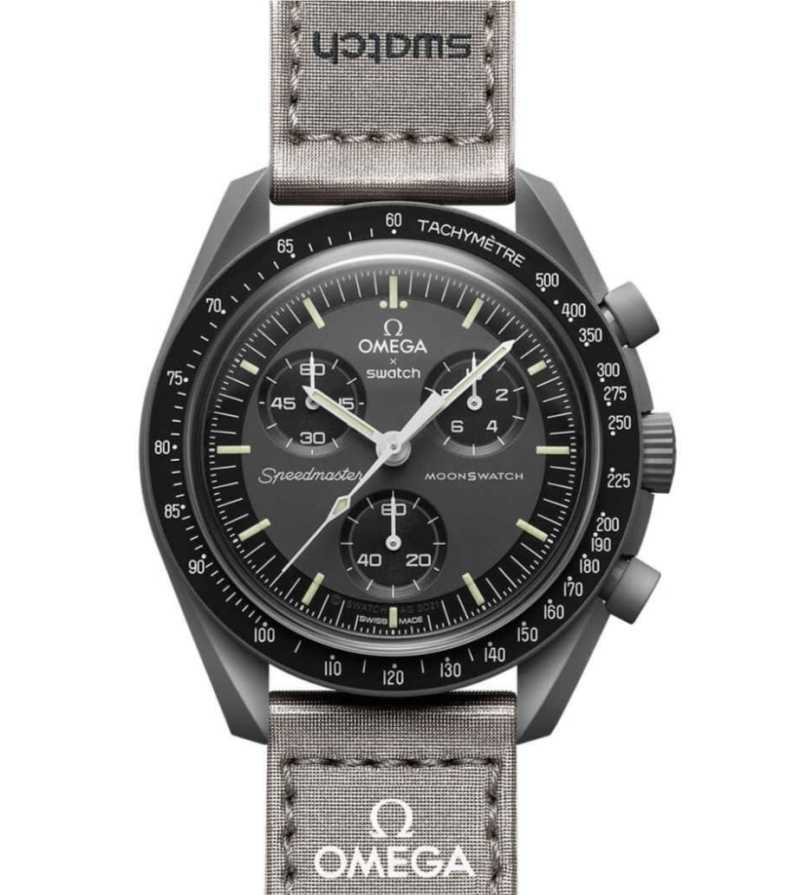 Jual jam tangan unisex asli original swatch x omega bioceramic ...