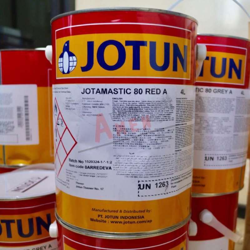 Jual JOTUN JOTAMASTIC 80 RED (2 KOMPONEN) / CAT EPOXY di Seller Toko ...