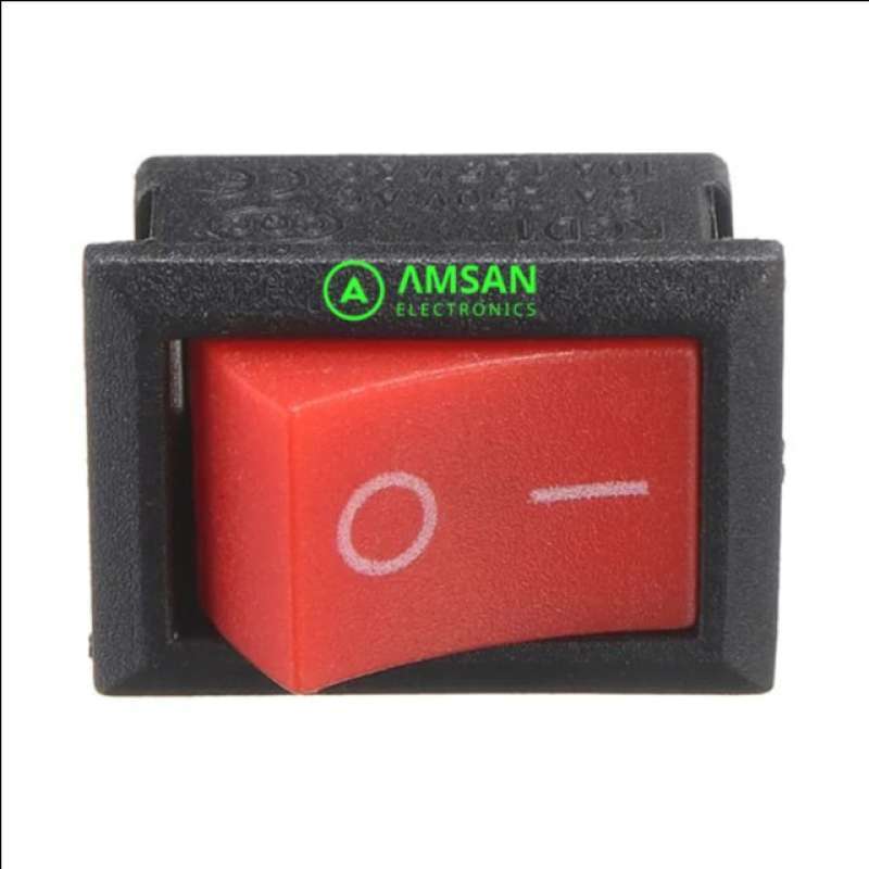Jual Saklar Rocker Switch 2pin On-off Warna Merah Di Seller Amsan ...