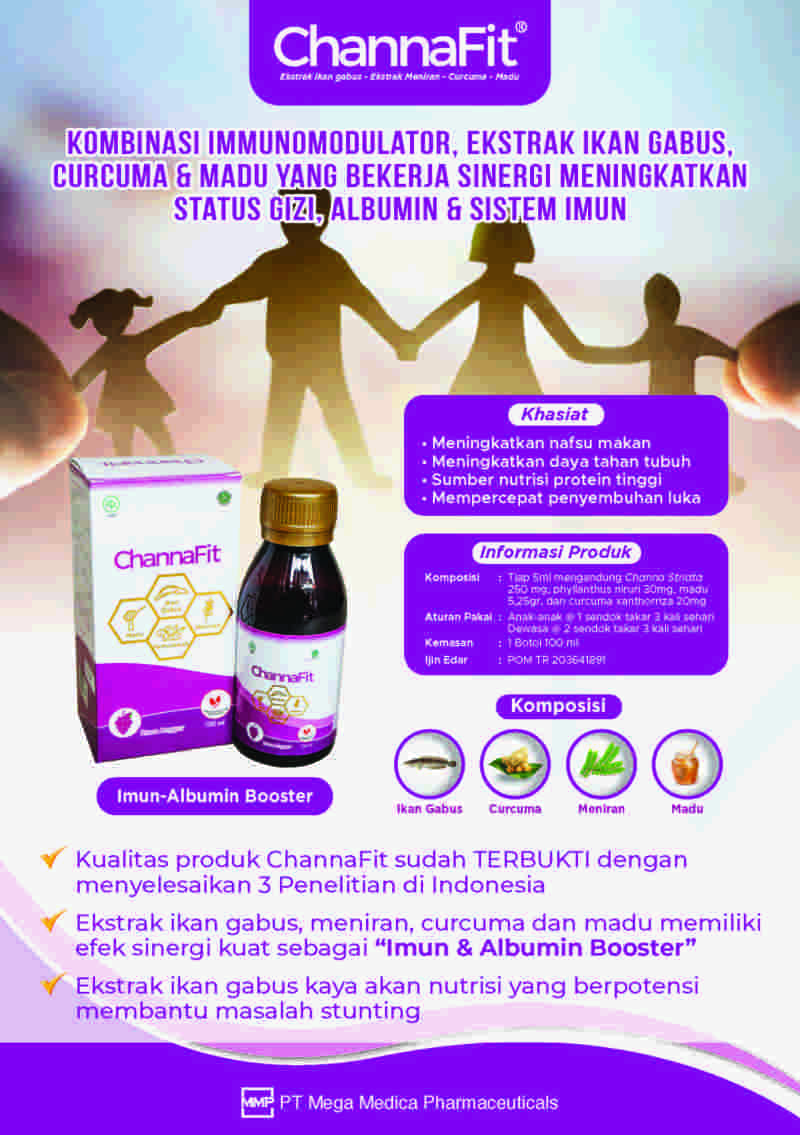 Promo Channa Fit Ekstrak Ikan Gabus Albumin Booster Penambah Nafsu ...