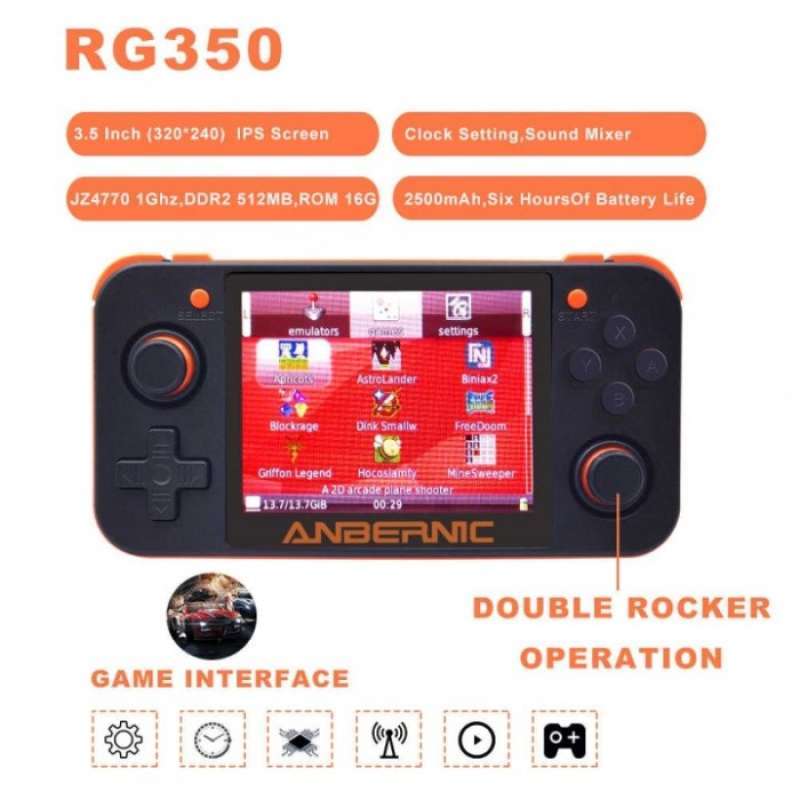 Promo Anbernic Rg350 Portable Handheld Retro Emulator Game Console ...