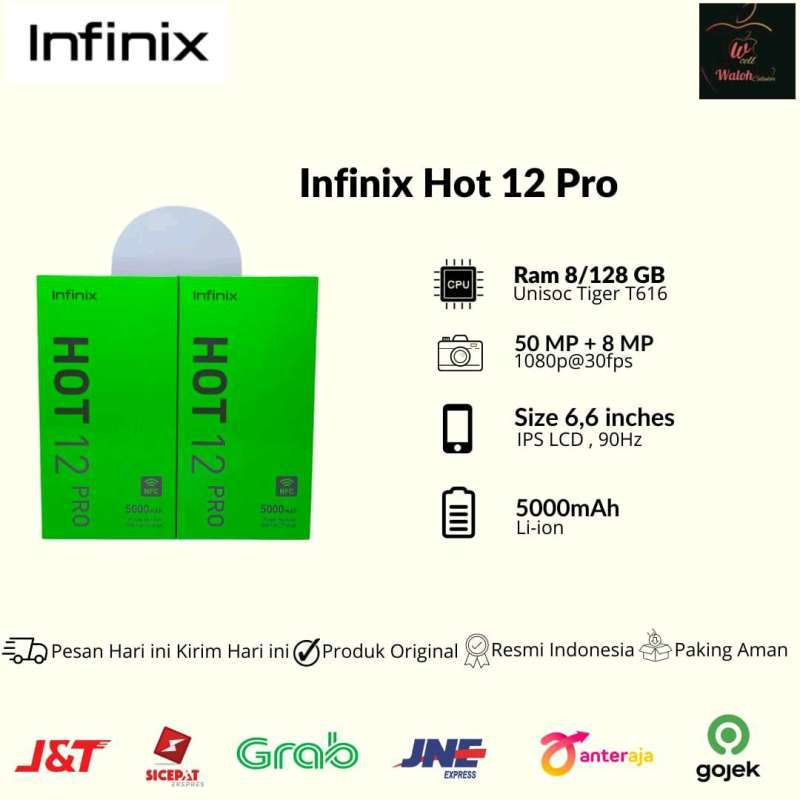 Jual Infinix Hot 12 Pro NFC 8/128 GB Garansi Resmi Indonesia di Seller ...
