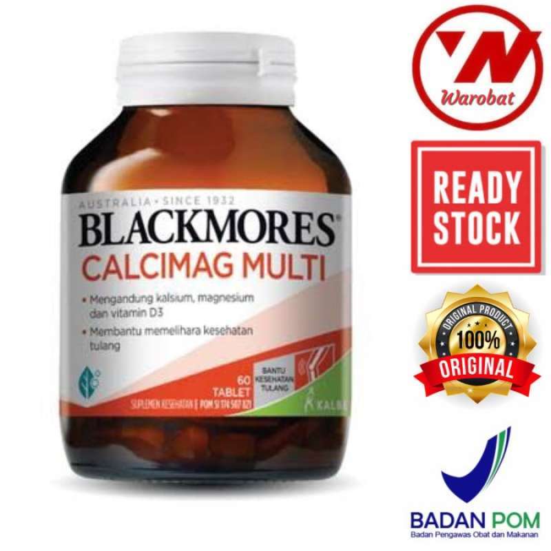 Promo Blackmores Calcimag Multi 60 Tablet / Kalsium Obat Tulang Diskon ...