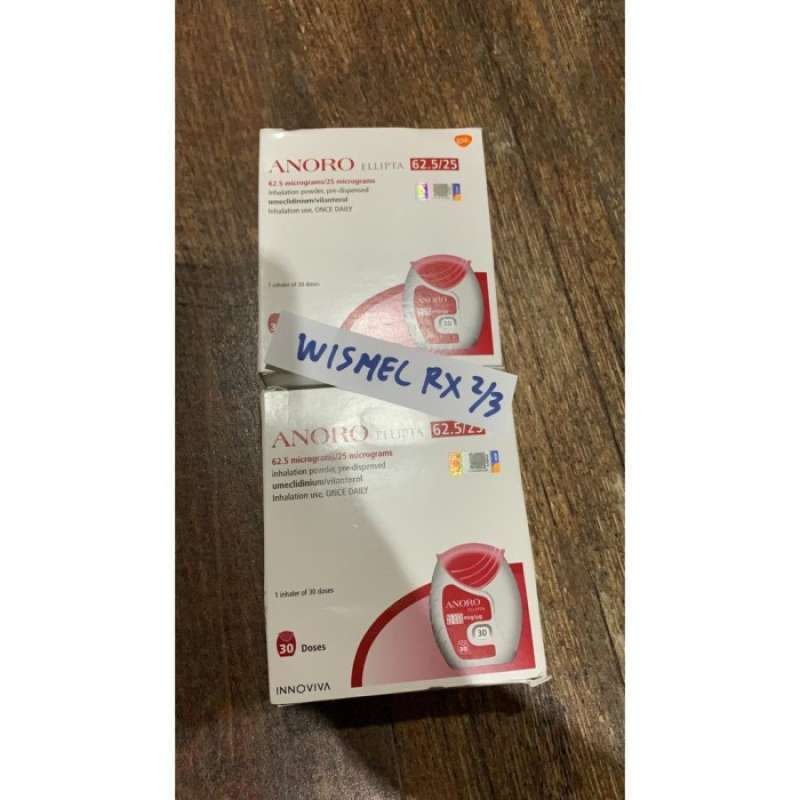 Jual Anoro Ellipta 62,5/25 Originaloriginal Malaysia Original Di Seller ...