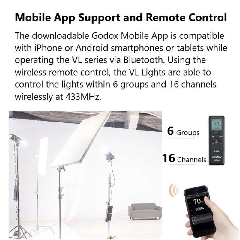 Jual Godox Vl200 Led Video Light Continuous Vl-200 Di Seller ...