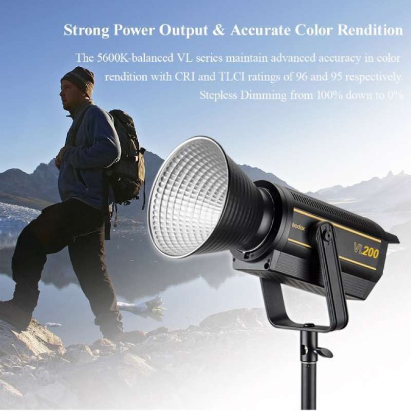 Jual Godox Vl200 Led Video Light Continuous Vl-200 Di Seller ...