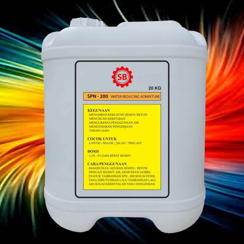 Promo SB SUPER BETON SPN - 200 WATER REDUCING 20 KG / obat pengeras ...