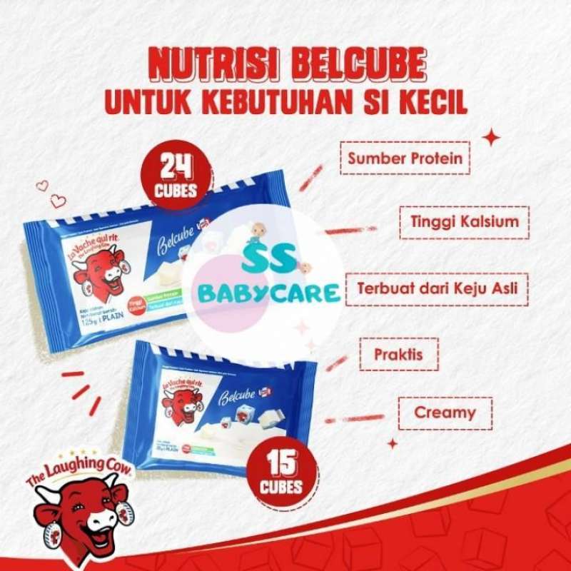 Jual Keju Belcube Plain 24 Cubes / Belcube Plain 24 Cubes 125g - Keju ...