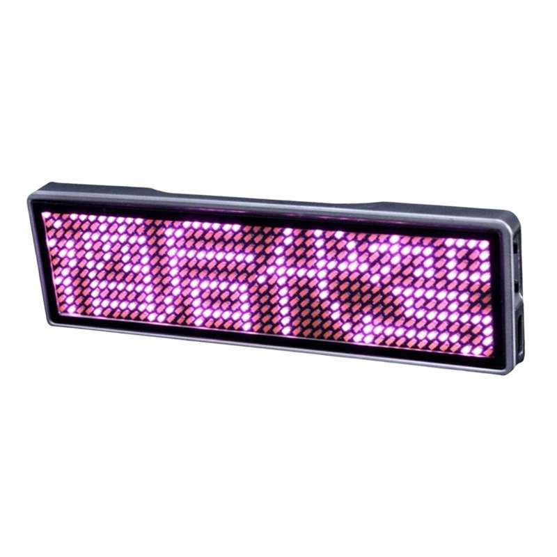 Promo LED sign Signage LED Name Message Tag Matrix Display for Store ...