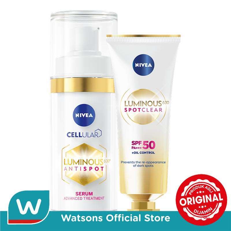 Jual NIVEA Luminous 630 Spotclear Treatment Set 30ml + 40ml di Seller ...