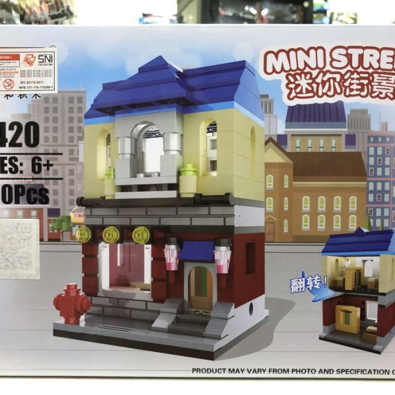 Promo Lego Hsanhe - Mini Street Store Block - 6420 - Multycolour Diskon ...