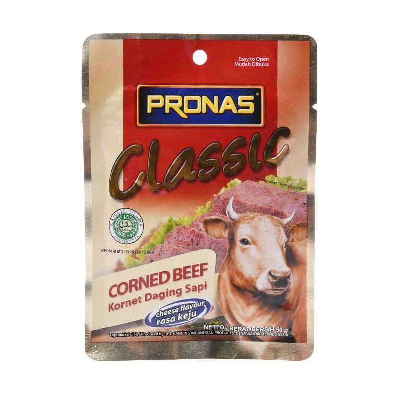 Promo Pronas Classic Corned Beef Cheese Sachet [50 G / 0301010008 ...