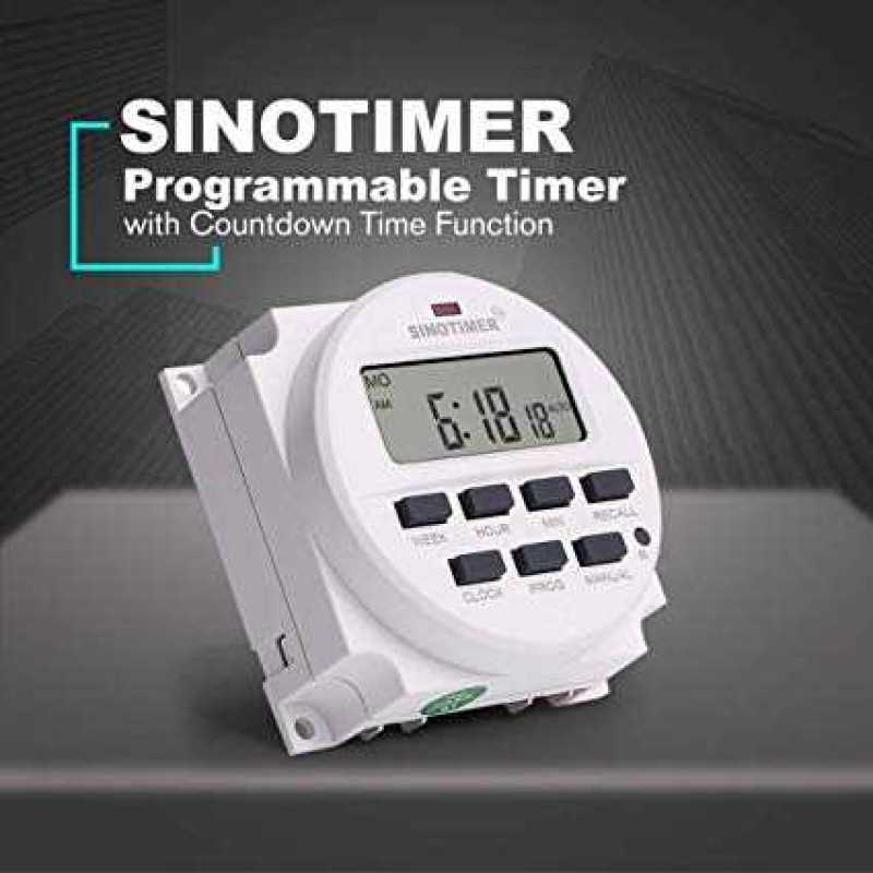 Jual Sinotimer Programmable Timer Switch Relay Countdown Time 220V AC - TM618N-2 di Seller Blok ...