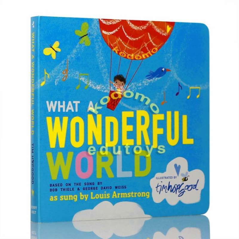 Promo What A Wonderful World(Board Book) as sung by Louis Armstrong ...