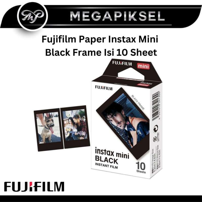 Jual Fujifilm Paper Instax Mini Black Frame Isi 10 Sheet di Seller ...