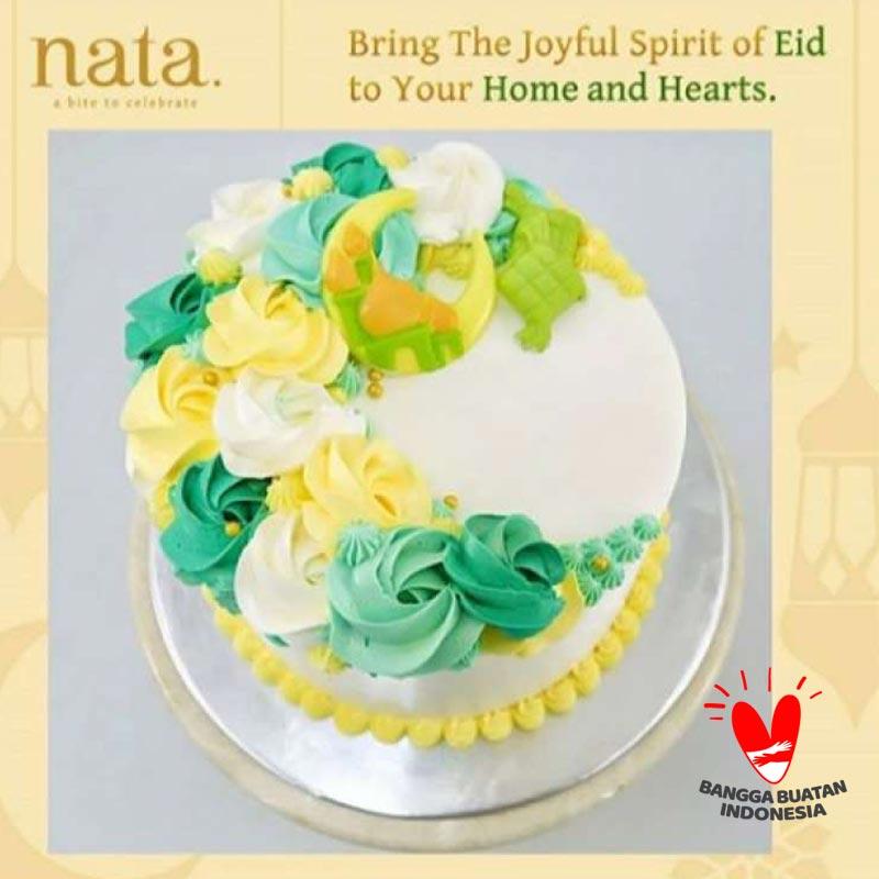 Jual Nata Cake Kue Tart Butter Cream 395(ukuran Bulat 16 Cm) Di Seller ...