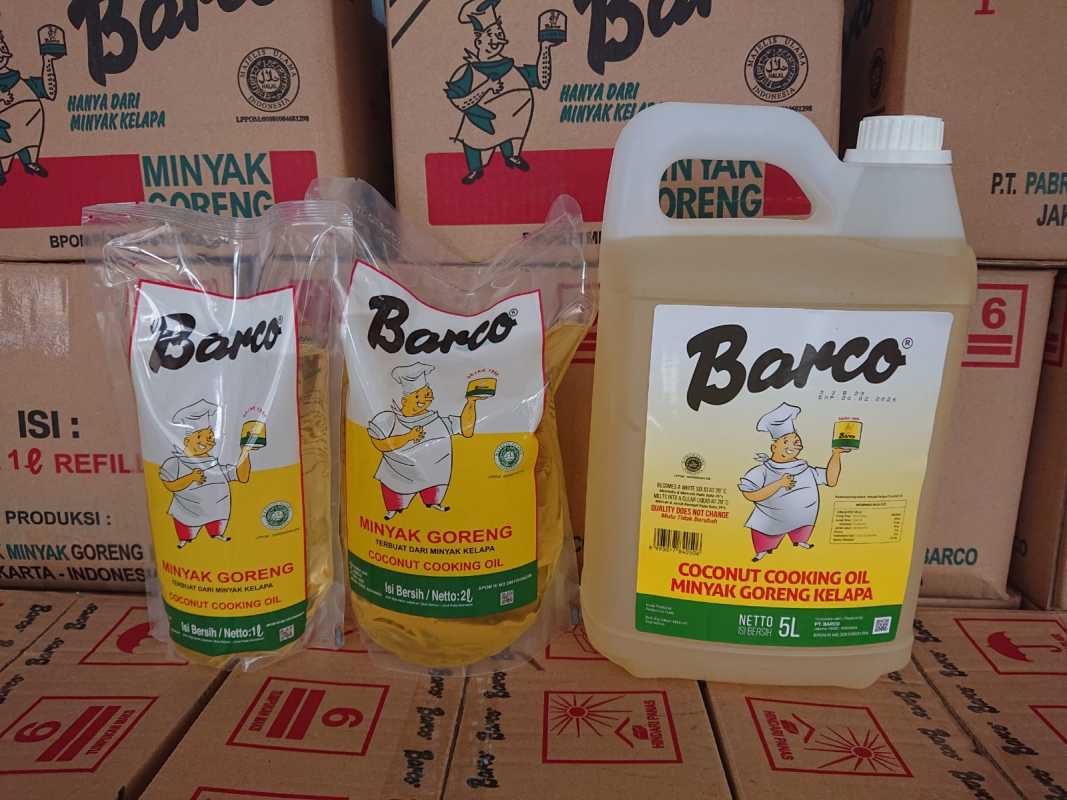 Jual Barco Minyak Goreng Kelapa Jerigen 5 Liter ''100% Coconut Oil'' Di ...