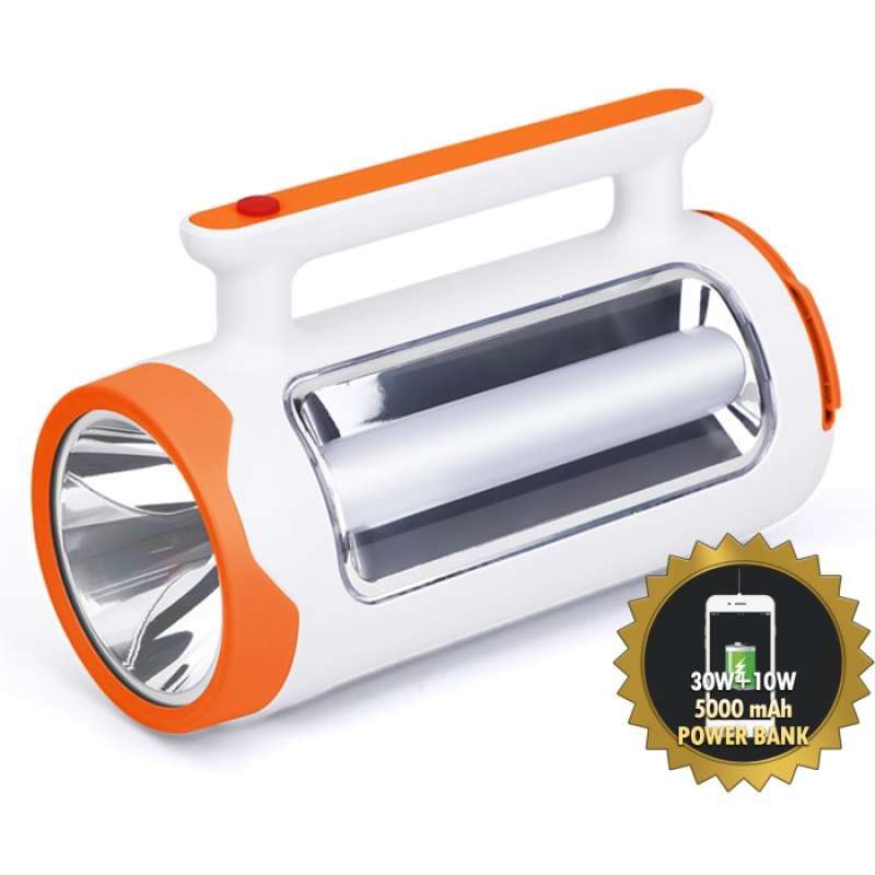 Jual Aoki Lampu Multifungsi Macaron 30w+54smd Power Bank 5000mah Tahan ...