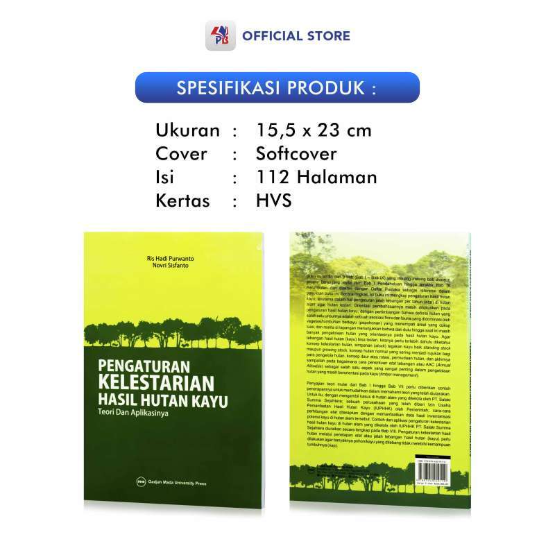 Jual Buku Pengaturan Kelestarian Hasil Hutan Kayu Teori Dan Aplikasinya ...