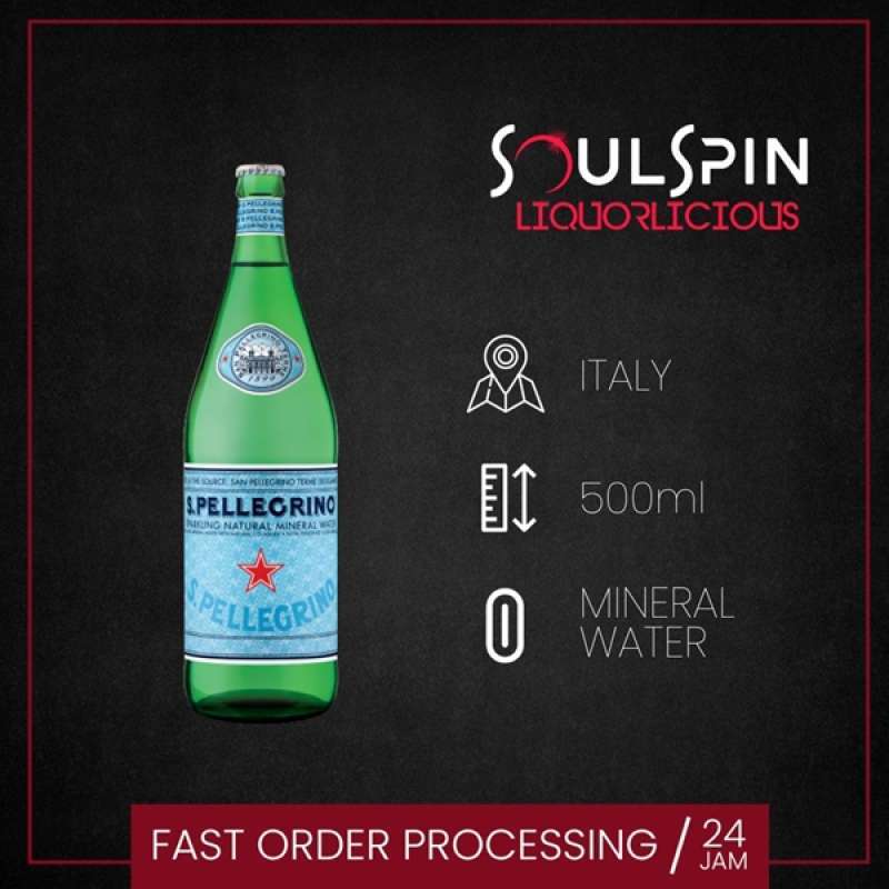 Jual San Pellegrino Sparkling Mineral Water 500ml Di Seller Soulspin Liquorlicious Official ...