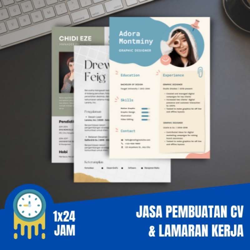 Promo Jasa Pembuatan CV dan Lamaran Kerja | Desain CV - Pembuatan CV ...