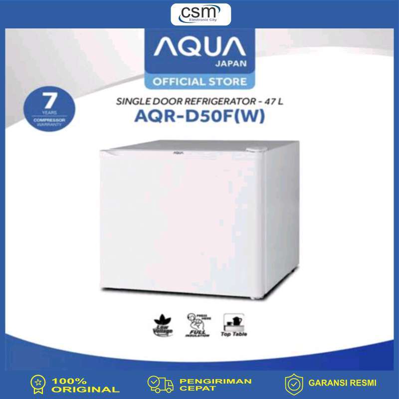 Jual Aqua Kulkas Mini Bar Portable Aqr-d50f W / Aqrd 50 F W / D50fw ...